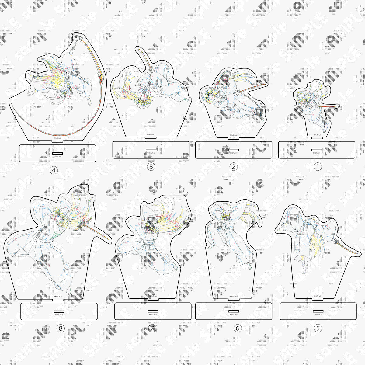 World Tour 2024 ufotable Animation Material "Mitsuri Kanroji & Muichir