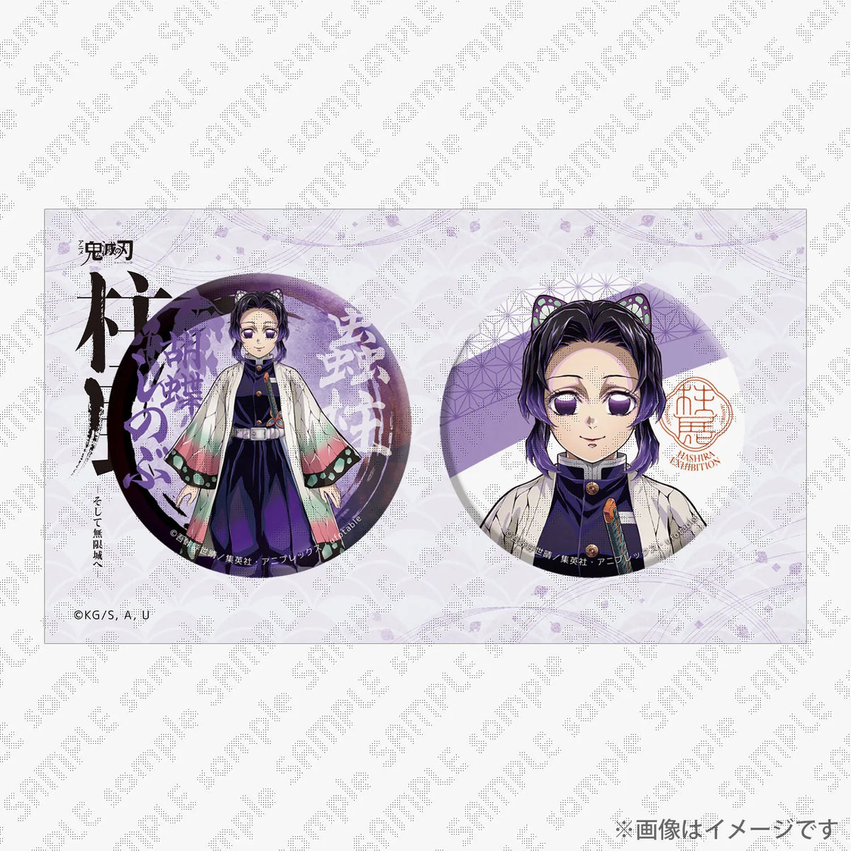 Key Visual Button Badge Set(9 Type), Demon Slayer -Kimetsu no Yaiba-,