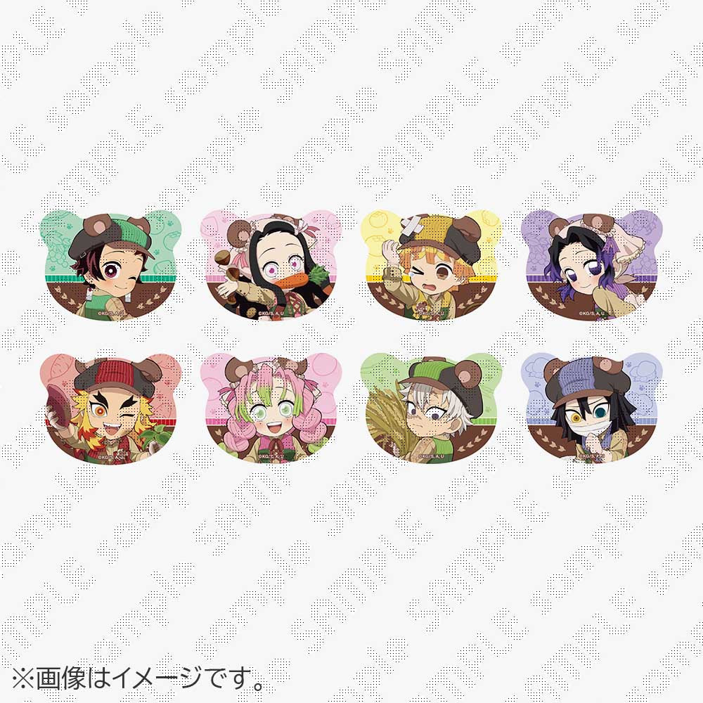 Bear Button Badge A(Mystery Pack), Demon Slayer -Kimetsu no Yaiba-, Bo
