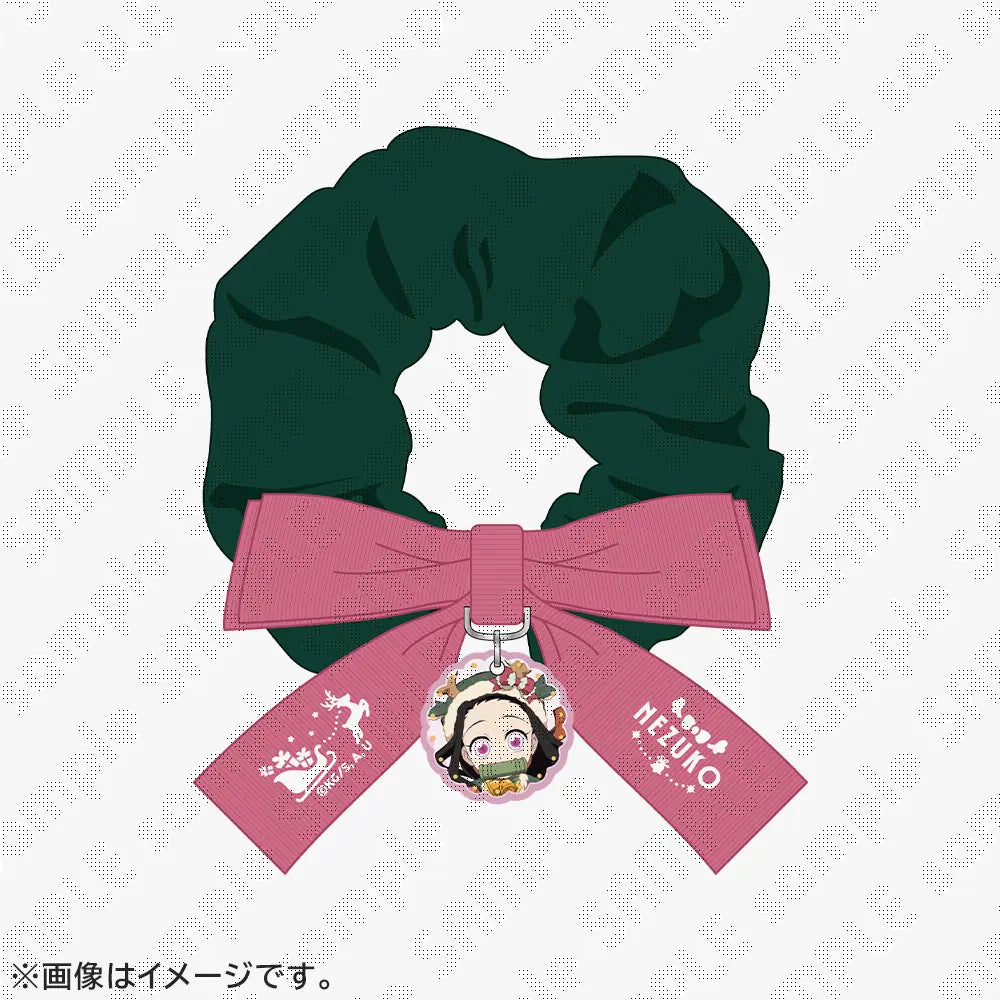 [Pre-order]Scrunchie with Ribbon(16 Characters), Demon Slayer -Kimetsu